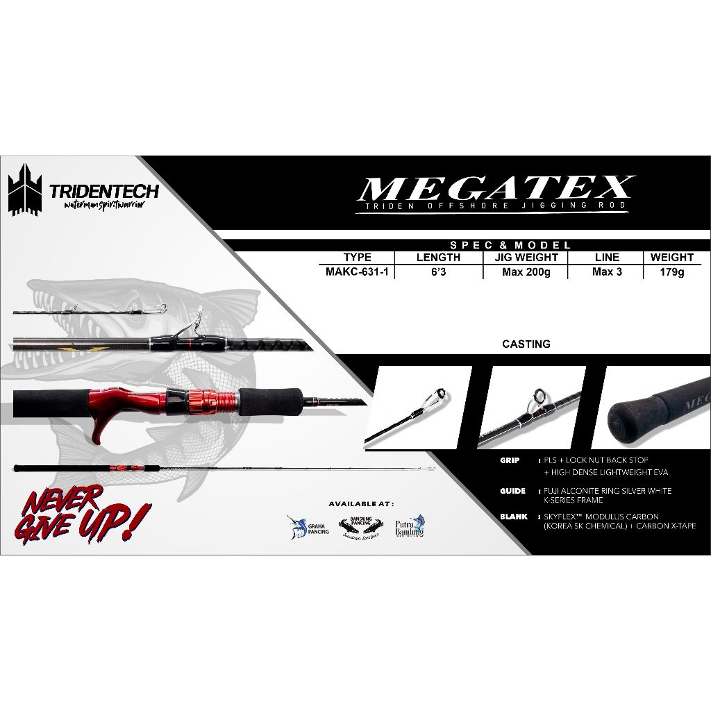 Jual ROD / JORAN TRIDENTECH MEGATEX (OH) | Shopee Indonesia