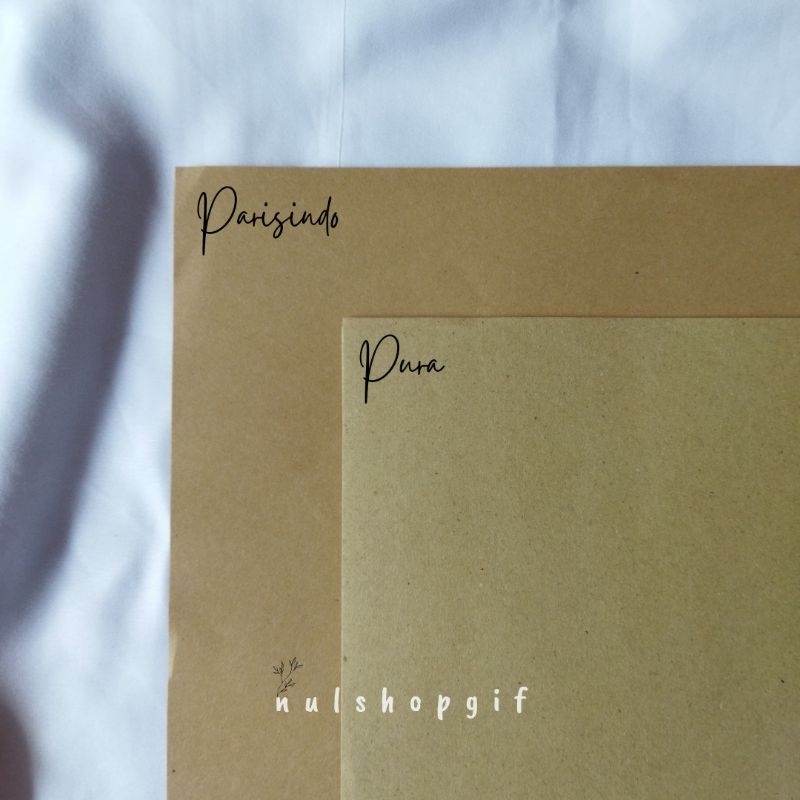 Jual 10Lembar Kertas Samson Kraft A4 Tipis | Kertas Pembungkus Coklat ...