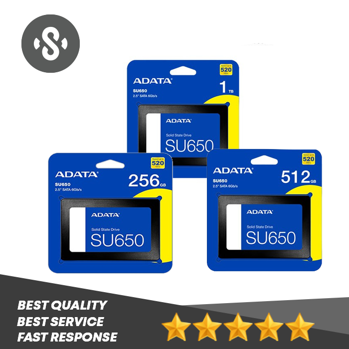 Jual SSD ADATA SU650 256GB 512GB 1TB - SSD Internal SATA 2.5 inch ...