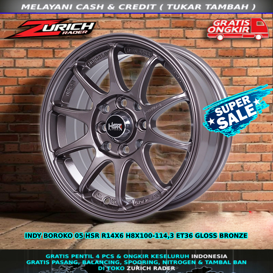 Jual VELG MBIL MURAH ORIGINAL RING 14 COCOK UNTUK WULING AIR EV AVANZA BRIO GYA DLL HSR INDY R14 ...