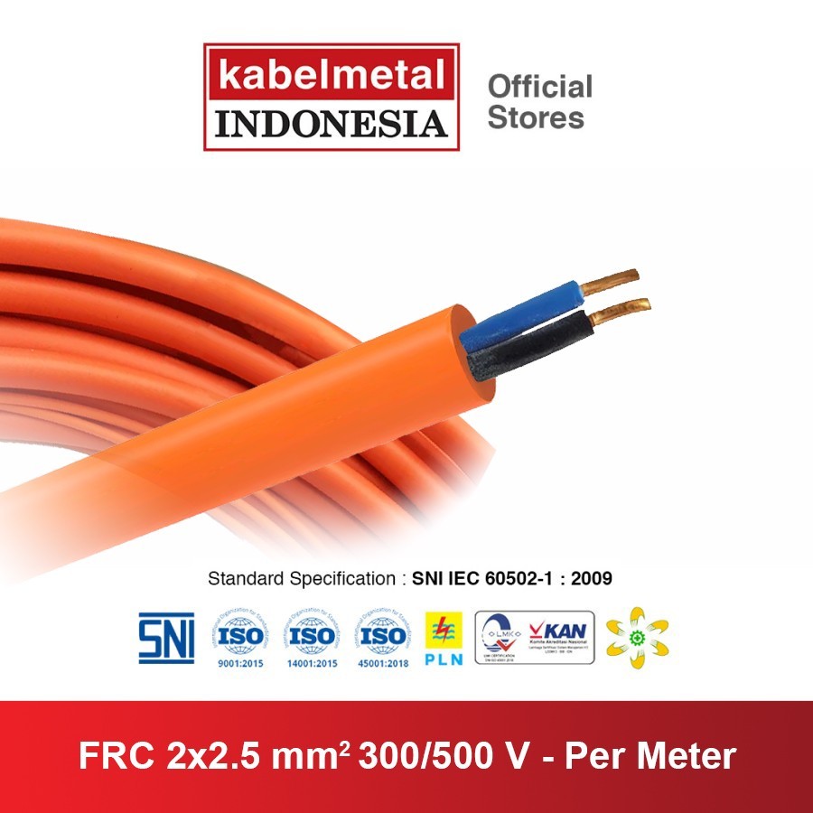 Jual Kabel N2XY (Fire Resistant FRC F750) 2x2.5 mm Per Meter kabelmetal INDONESIA - Kawat ...