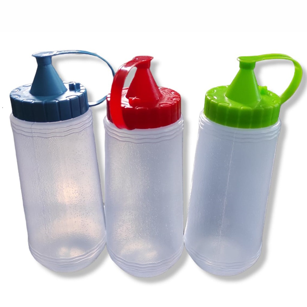Jual Botol Kecap /Saos/Minyak 500ML (Plastik) Good Quality botol kecap ...