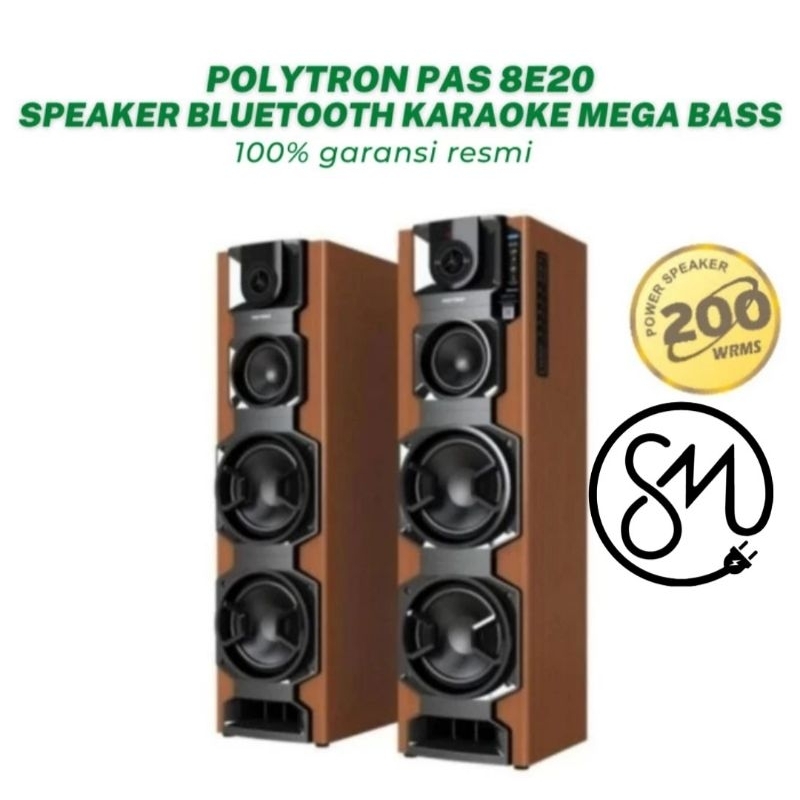 Jual Speaker Aktif Polytron PAS 8E20 Active PAS8E20 Bluetooth | Shopee ...
