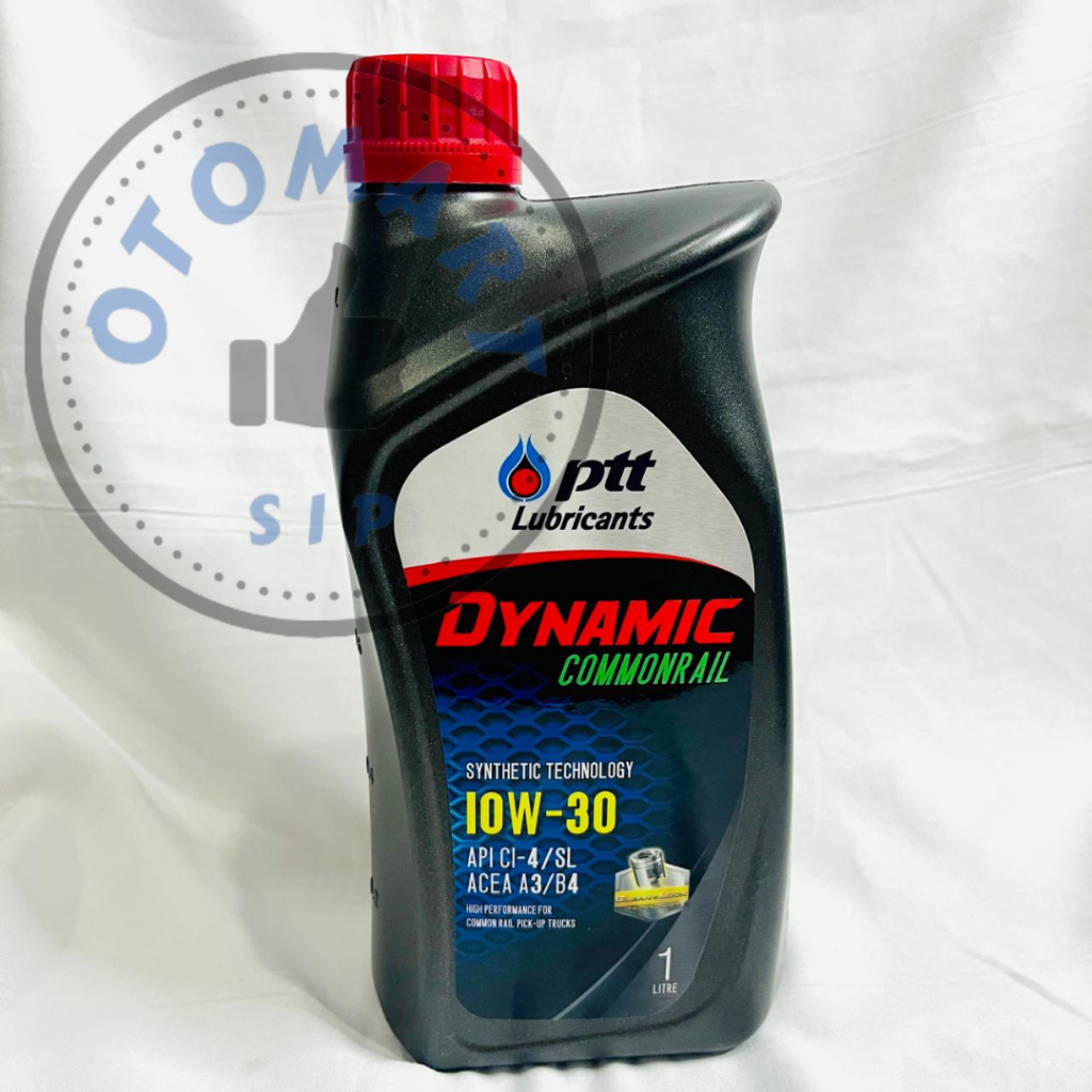 Jual Oli Diesel PTT Lubricants Dynamic Commonrail 10W30 Synthetic 1L | Shopee Indonesia