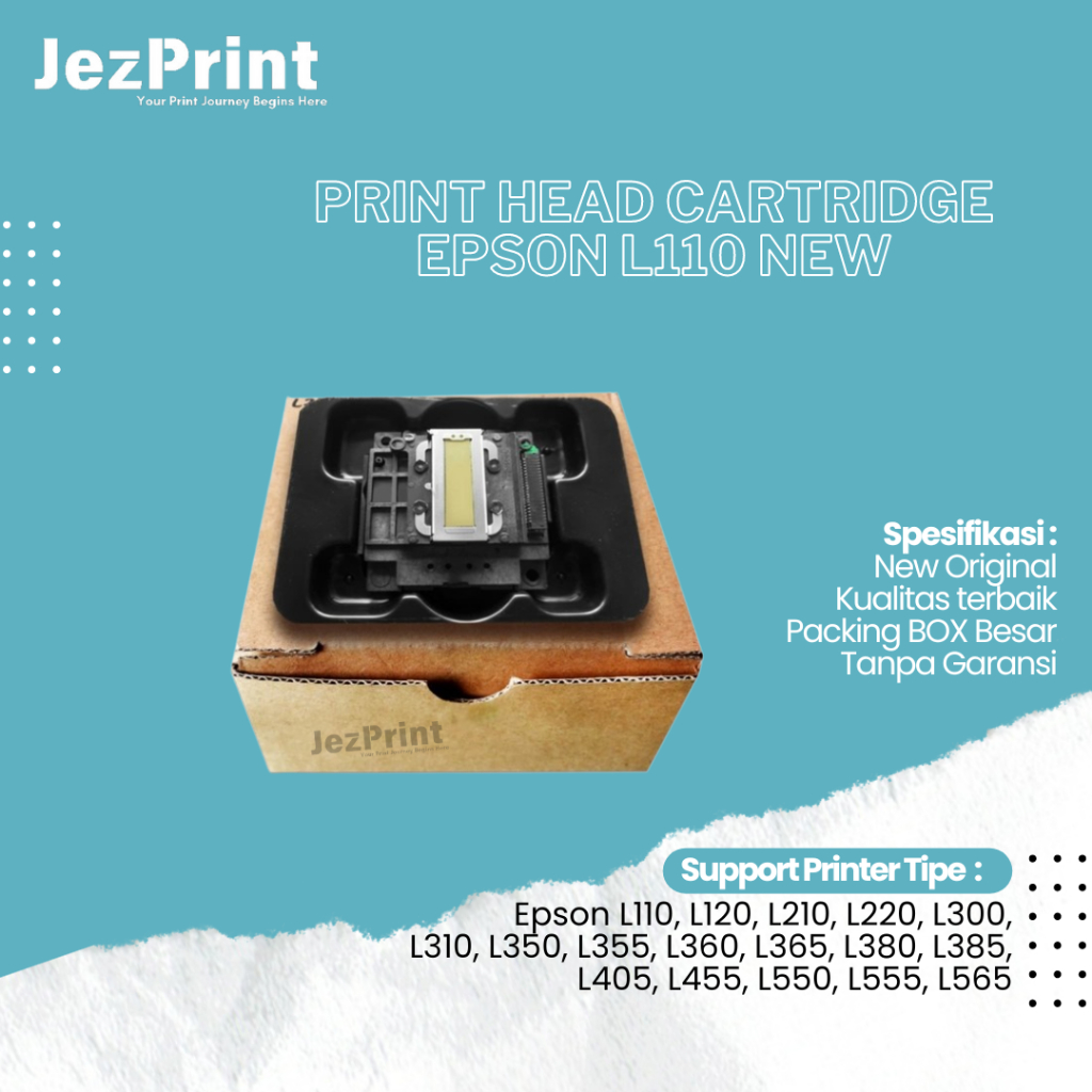 Jual Print Head Printer Epson L110 L210 L555 L310 L365 L550 Printhead ...