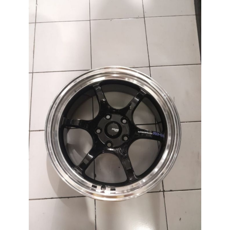 Jual velg Rgd ring 17 lebar 8 et 40 pcd 5x114 glosy black lip polish ...