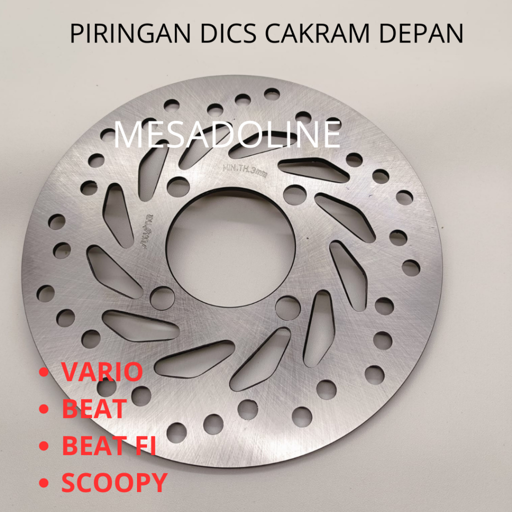 Jual PIRINGAN DICS DISK CAKRAM REM DEPAN VARIO /BEAT/BEAT FI/ SCOOPY ...