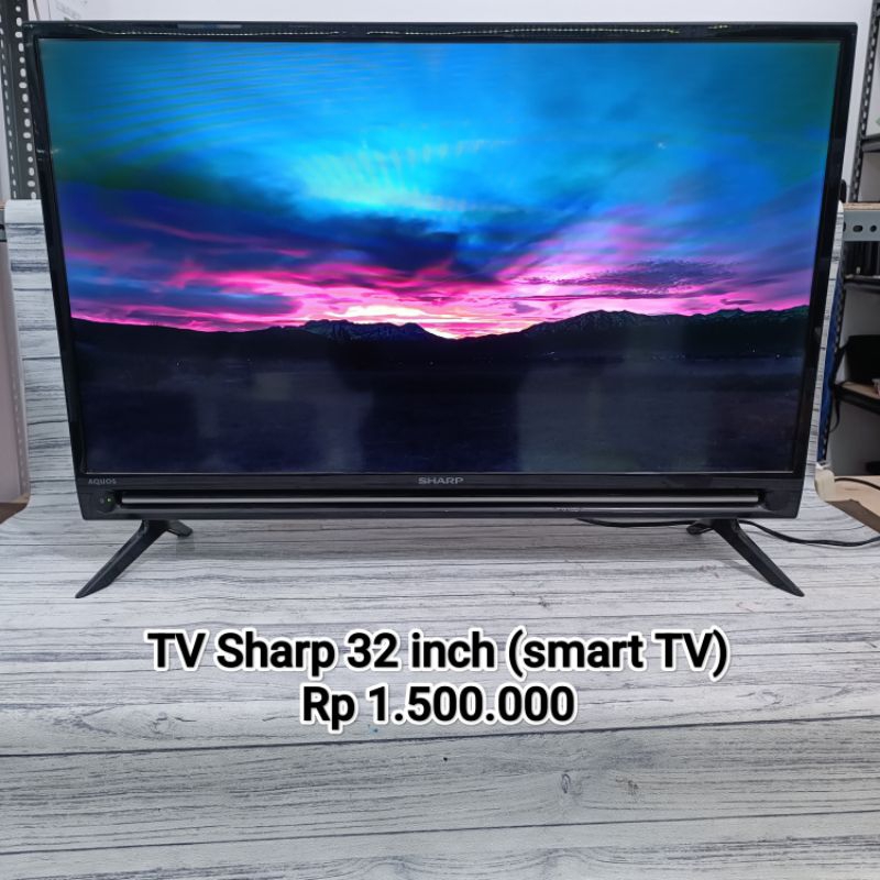 Jual TV LED Sharp 32inch second (smart TV) | Shopee Indonesia