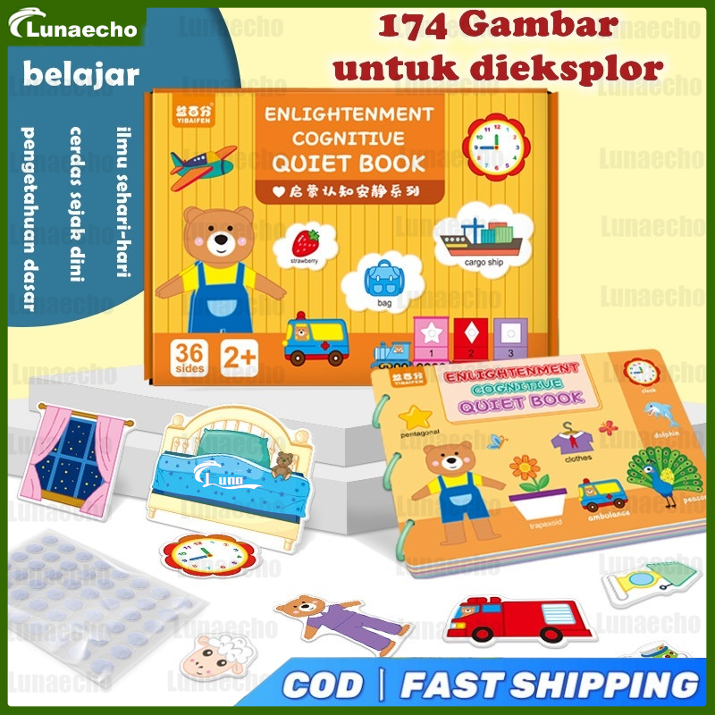 Jual DIY Pre-school 1-5 Tahun Anak Buku Aktifitas Kognitif Kindergarten ...