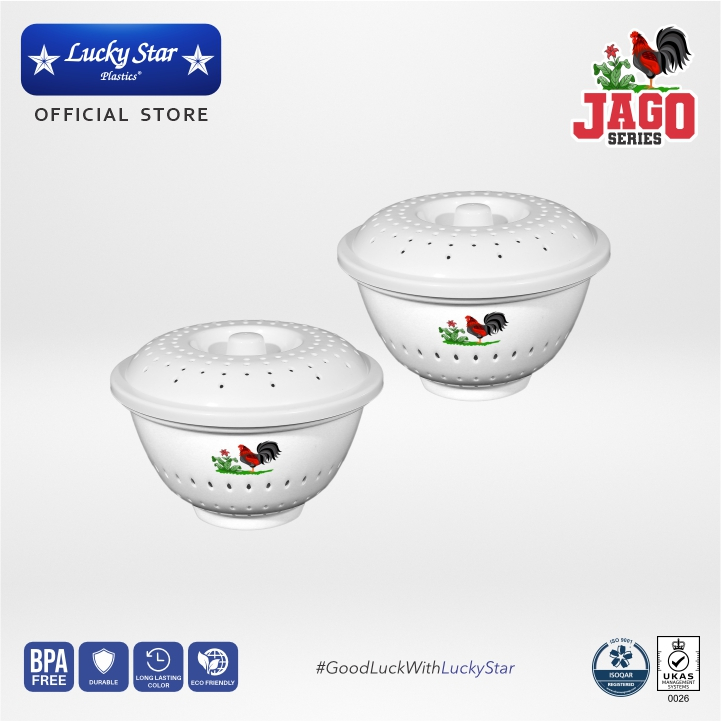 Jual Lucky Star - (Jago Series) Rice Bowl Strawberry 20/ wadah nasi ...