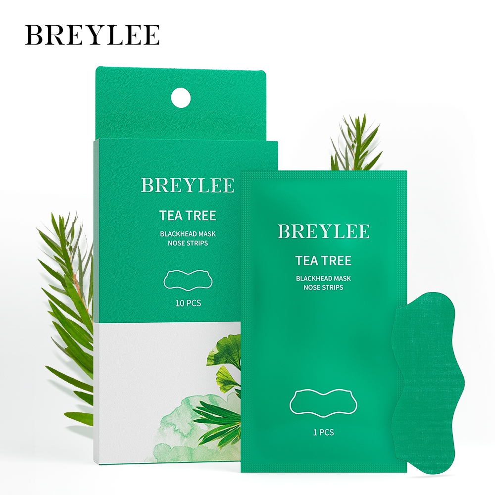 Jual [BPOM] BREYLEE Tea Tree Blackhead Mask Nose Strips - Masker Hidung ...