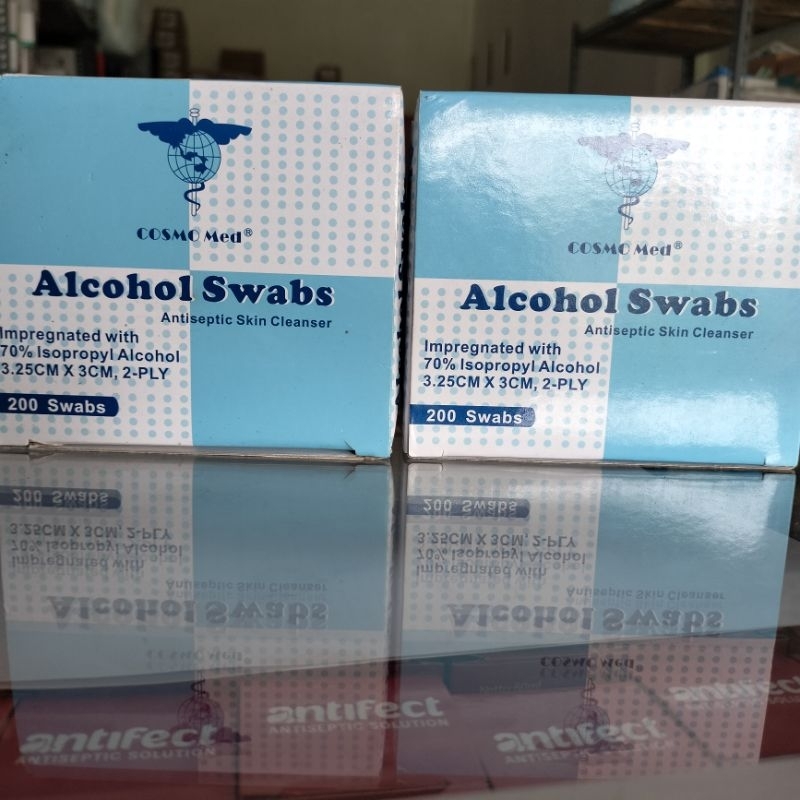 Jual Alkohol swab isi 200pcs Cosmo | Shopee Indonesia