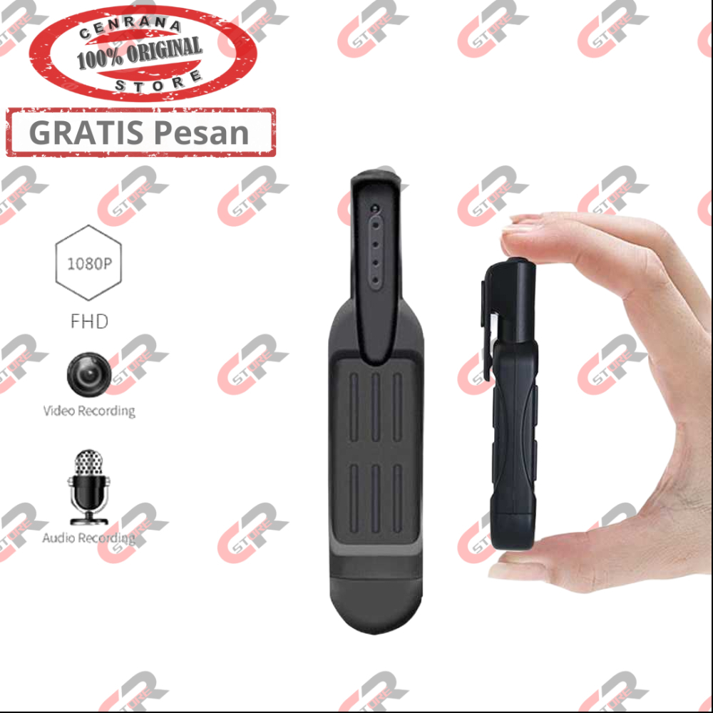 Jual Arsmundi Kamera Pengintai Spy Camera Bentuk Pulpen Clip 1080P ...
