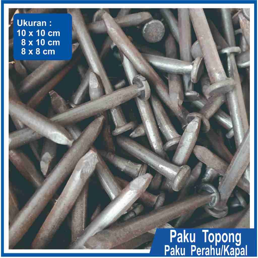 Jual (1 KG) Paku Topong Paku Perahu Paku Kapal | Shopee Indonesia