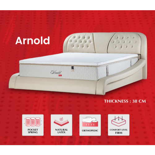 Jual Springbed Orthopedic Helux Arnold Original Firm Padat Ortopedi | Shopee Indonesia