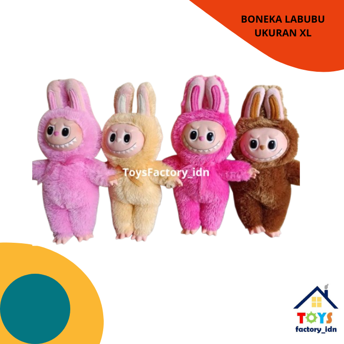 Jual Boneka Labubu Muka Karet SNI The Monster Ukuran 45cm | Shopee ...