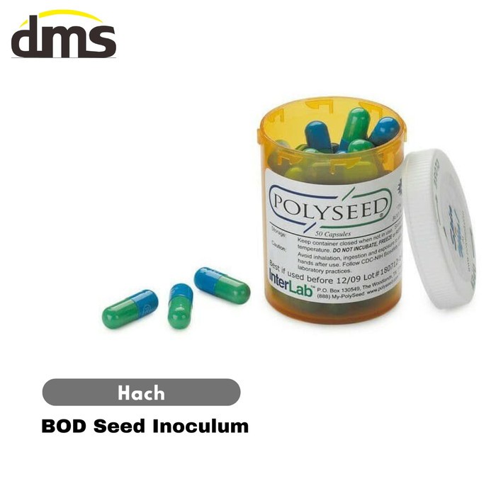 Jual BOD Seed Inoculum . Polyseed 50 Capsules 2918700 Hach | Shopee ...