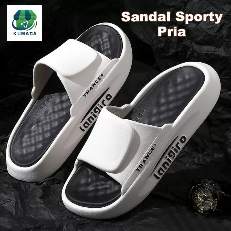 Jual Sandal Pria Sandal Slide Sandal Rumah Sandal Pria Sendal Ruangan ...