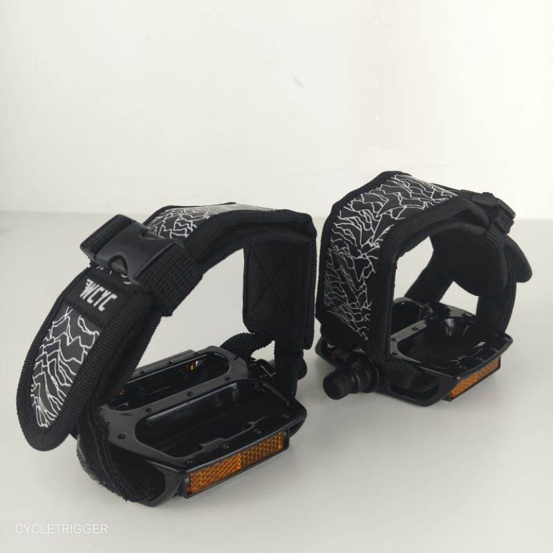 Jual Pedal Fixie Full Set + Fixie Strap WCYC | Shopee Indonesia