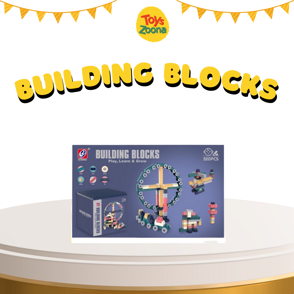 Jual ToysZoona Mainan Lego Balok Susun Building Blocks Isi 520 Pcs ...