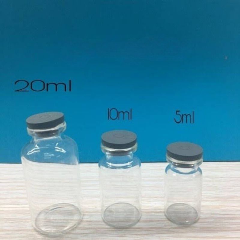 Jual Botol Vial 5ml, 10ml, 20ml / Botol Sampel / Botol Obat / Botol ...