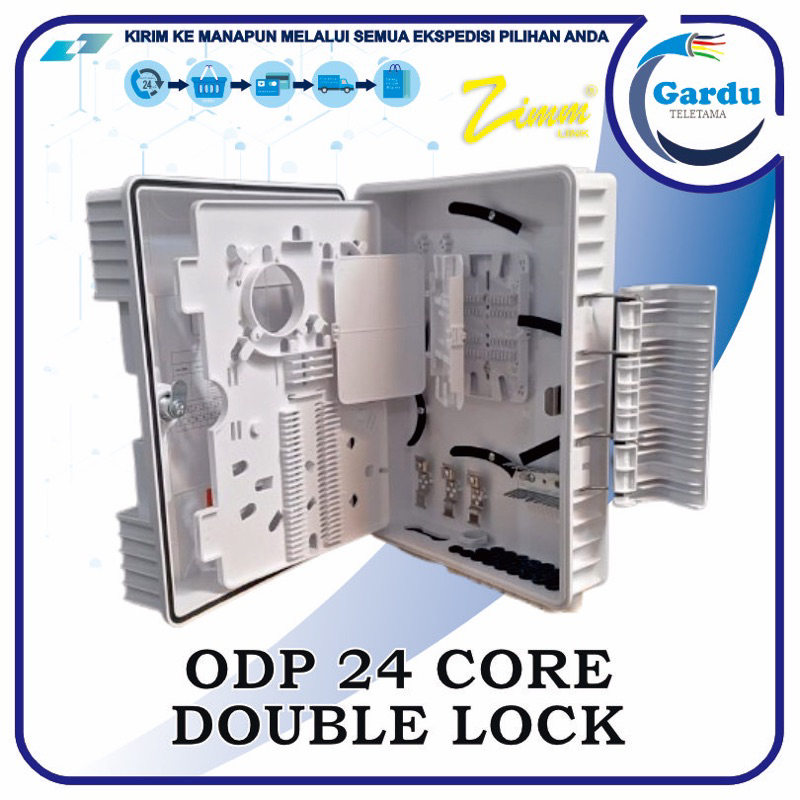 Jual ODP 24 Core Double Lock 2 Casette Multifungsi Zimmlink - Model New ...