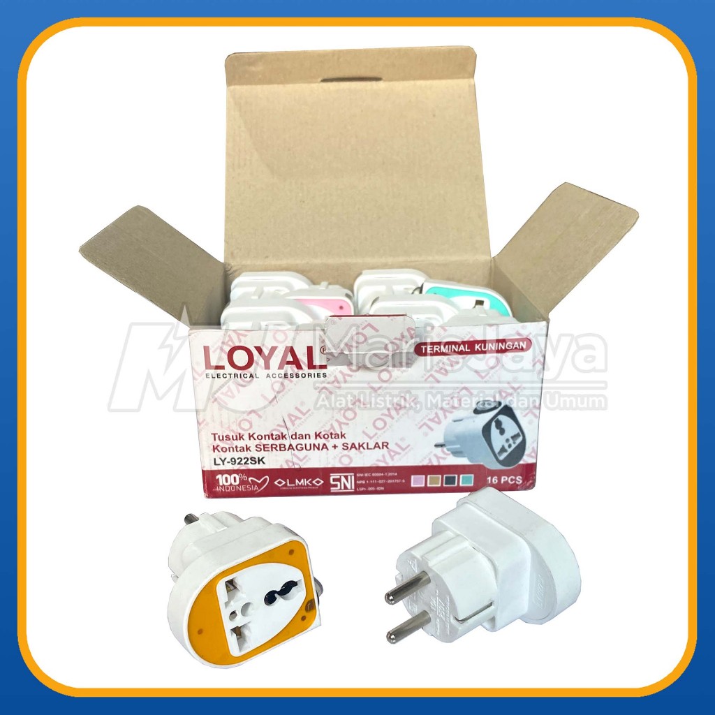 Jual Terminal/ Colokan Multi + Saklar LOYAL LY-922SK | Shopee Indonesia