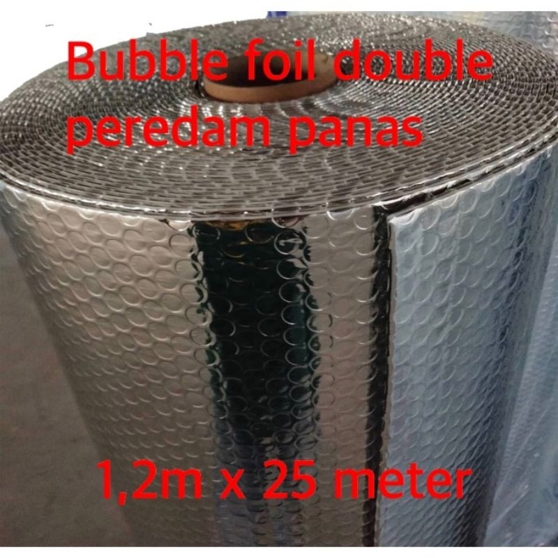 Jual bubble foil peredam panas atap 25 meter insulasi panas atap ...