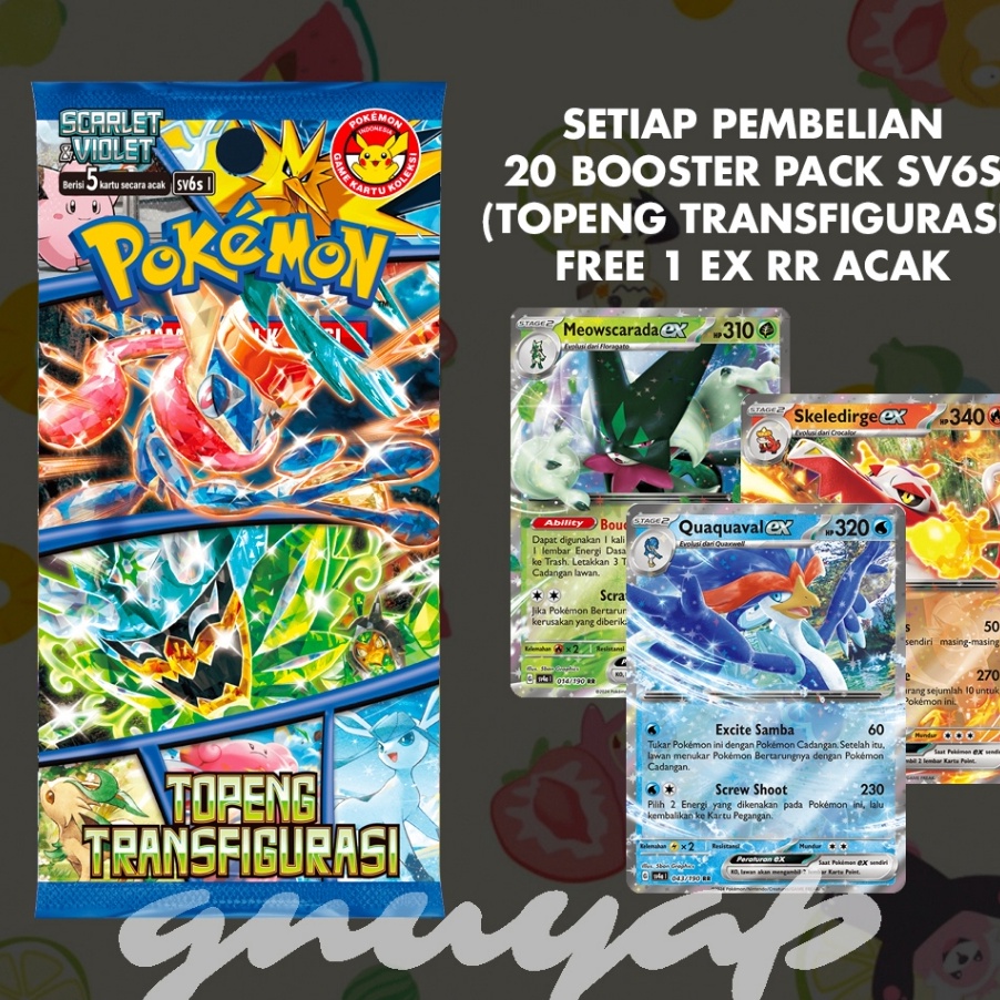 Jual topeng transfigurasi SV6S mask of change crimson haze booster pack pokemon tcg indonesia ...