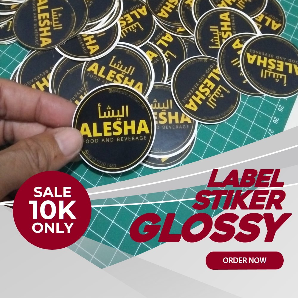 Jual cetak sticker custom | stiker label untuk kemasan produk | stiker ...