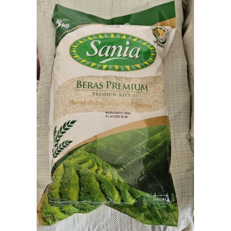 Jual Beras Premium Sania 5 Kg | Shopee Indonesia