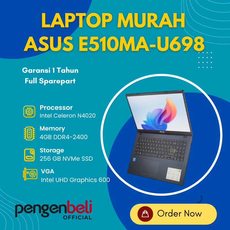 Jual Laptop Dengan Desain Elegan Terbaru - Warna Peacock Blue - Intel ...