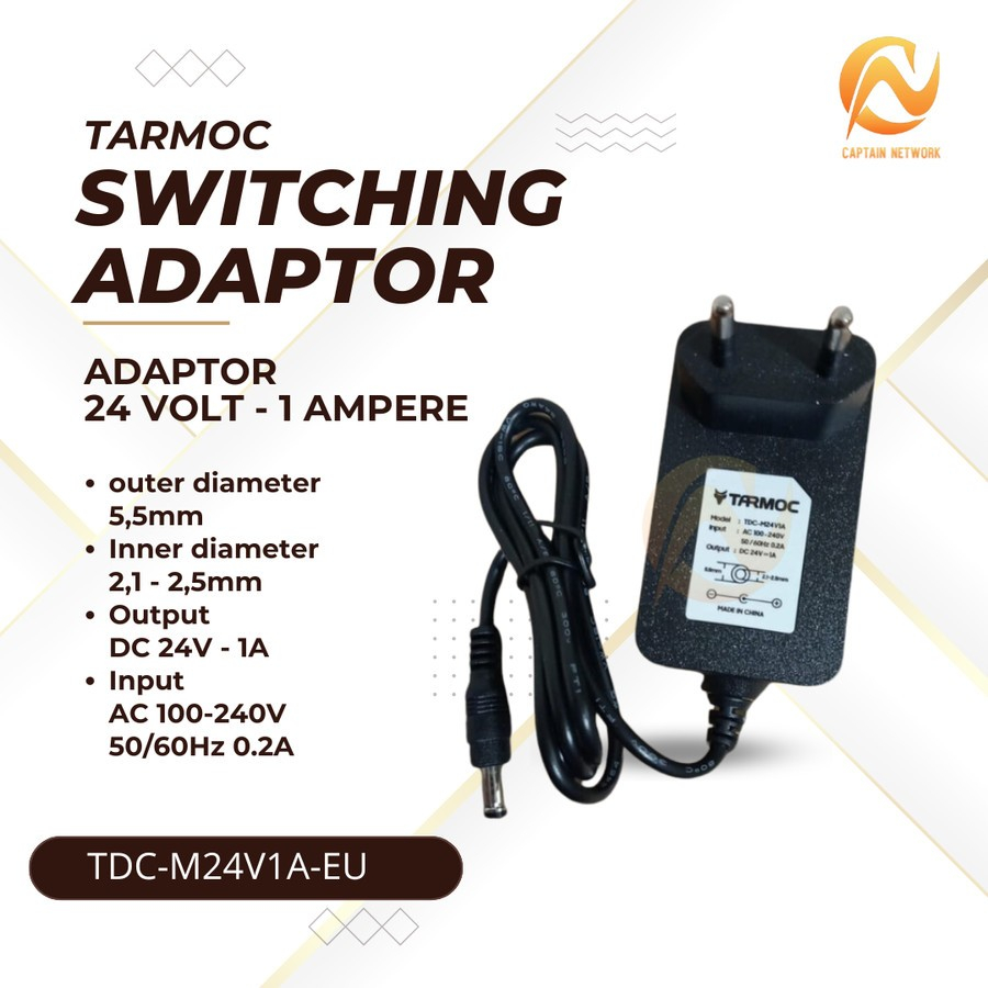 Jual adaptor 24V 1A with Led indicator | Shopee Indonesia