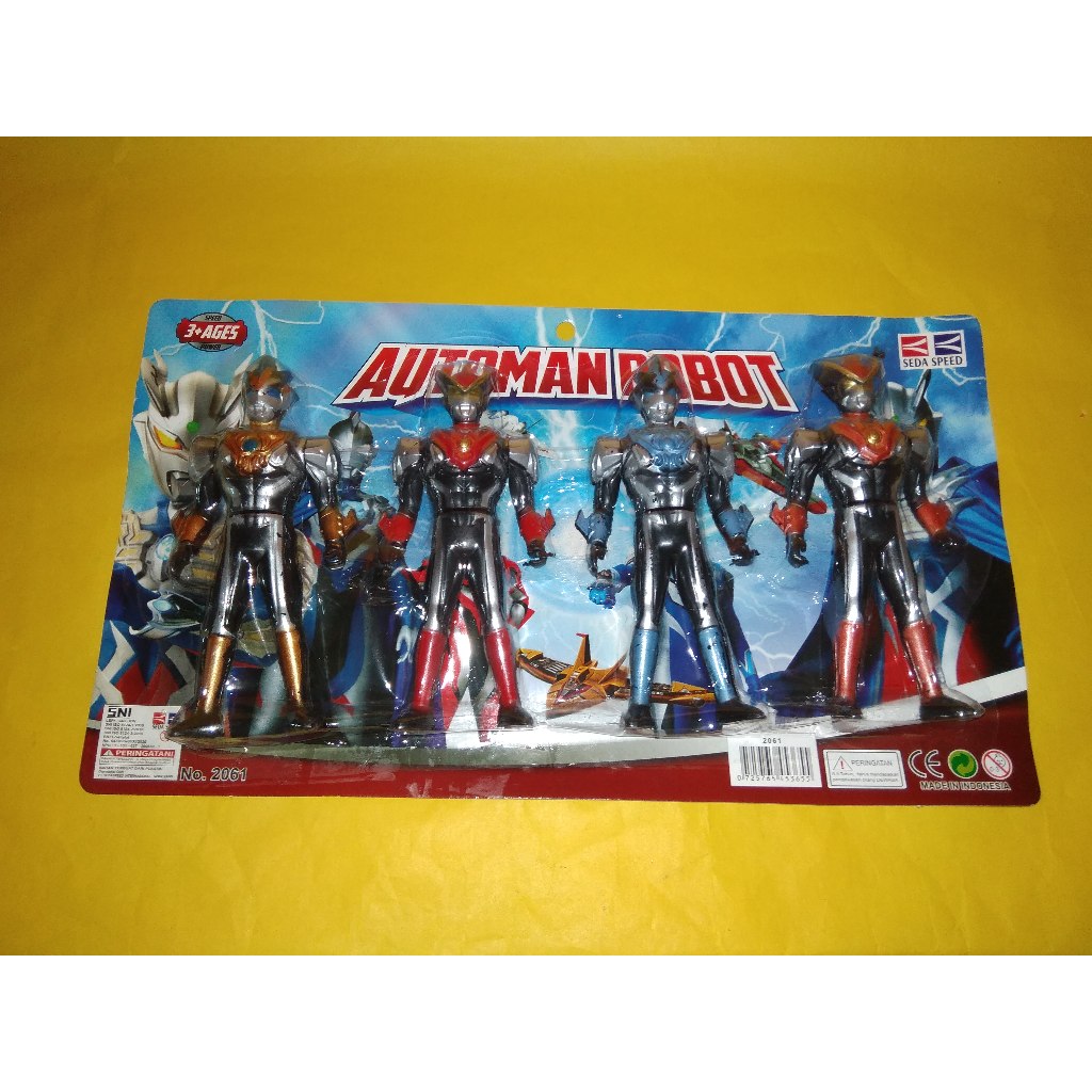 Jual MAINAN ROBOT AUTOMAN 4 PCS 2061 | Shopee Indonesia