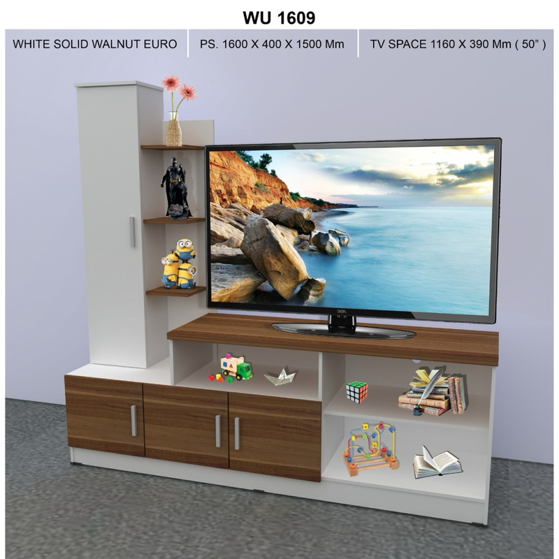 Jual BUFFET TV MINIMALIS WU 1609 UKURAN 150 | Shopee Indonesia