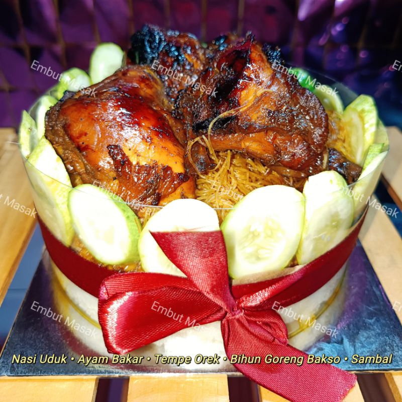 Jual Nasi Tumpeng Ulang Tahun - Nasi Uduk Ayam Bakar - Nasi Kuning Ayam Goreng | Shopee Indonesia