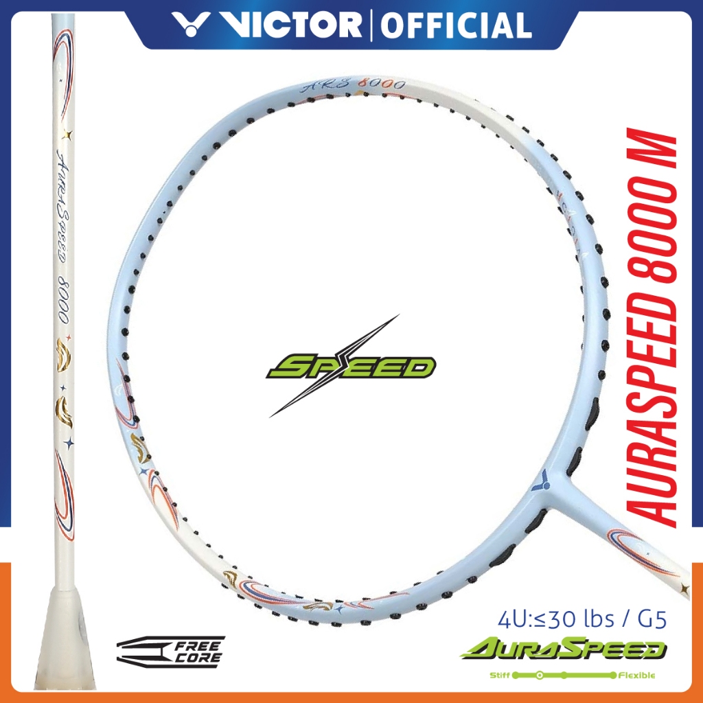 Jual Raket Badminton VICTOR Auraspeed Ars 8000 / ARS8000 M | Shopee Indonesia