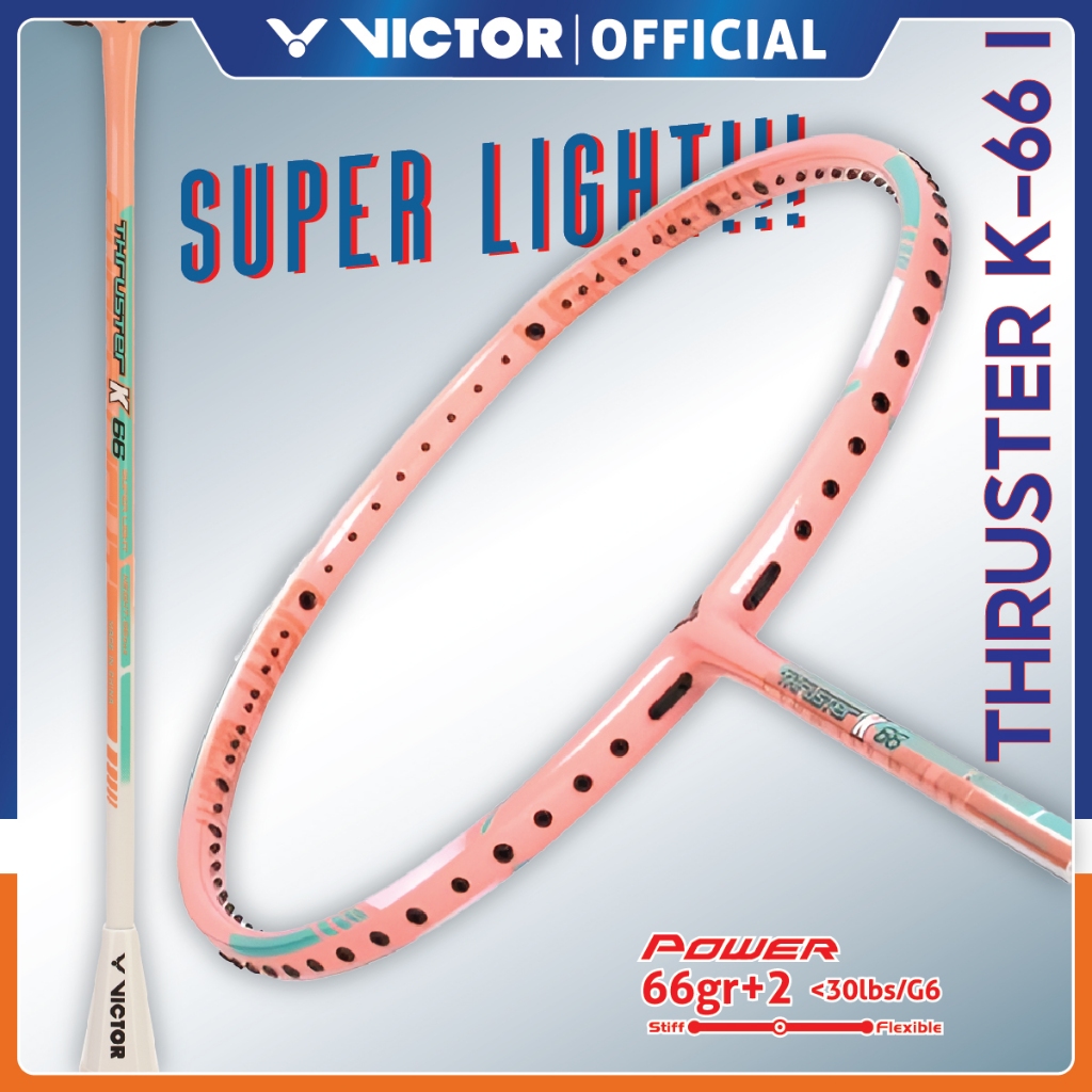 Jual VICTOR Raket Badminton Thruster K 66 / Tk-66 i SAKURA PINK ...