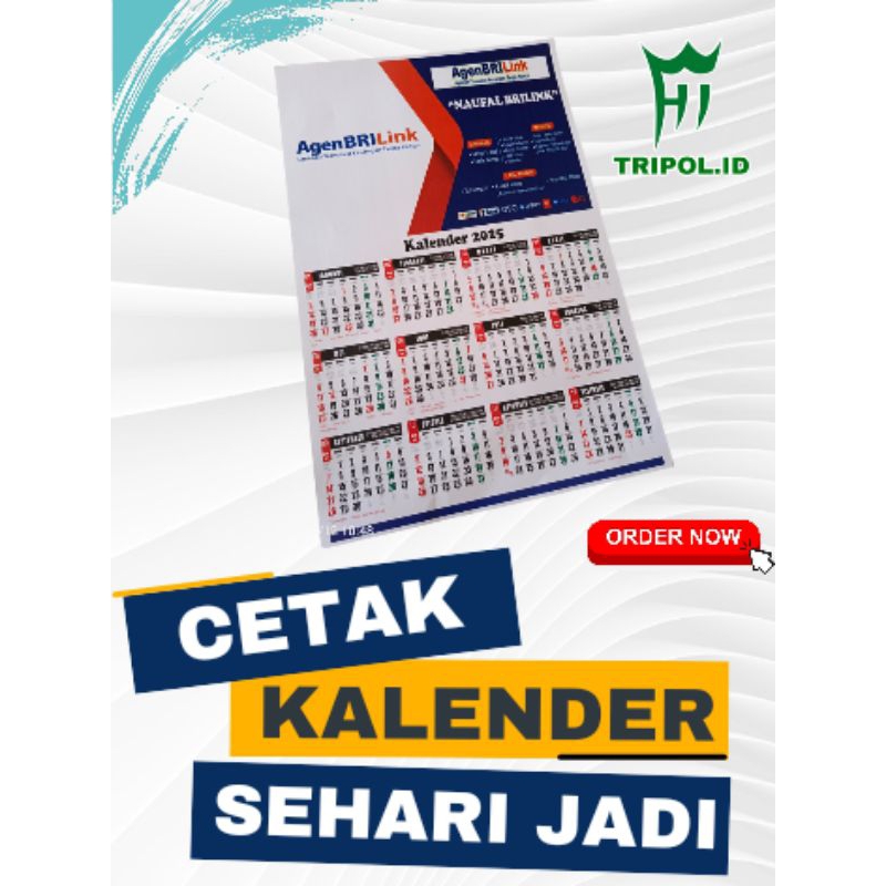 Jual kalender agen brilink 2026 pakai seng | Shopee Indonesia