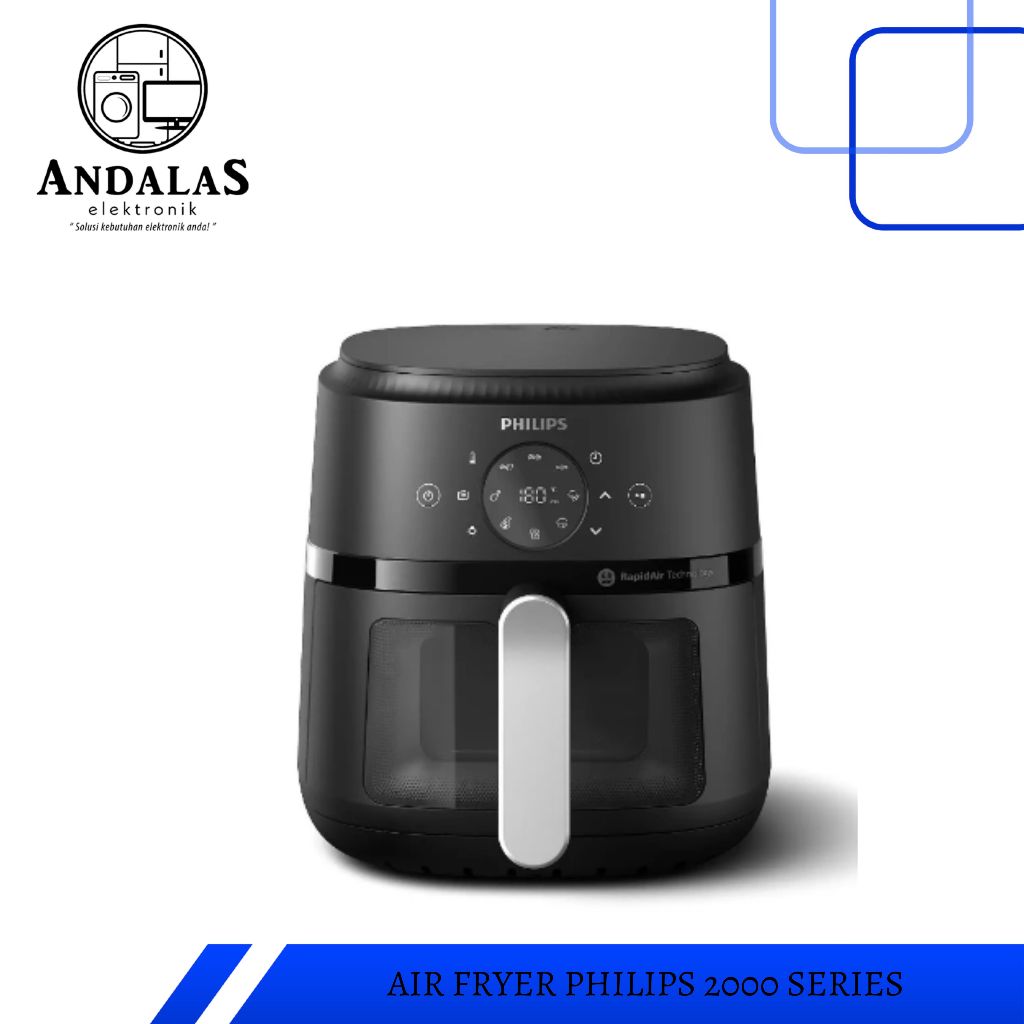 Jual Philips Digital Air Fryer NA221/00 Low Watt 800 Watt Kapasitas 4.2L Rapid Air Technology ...