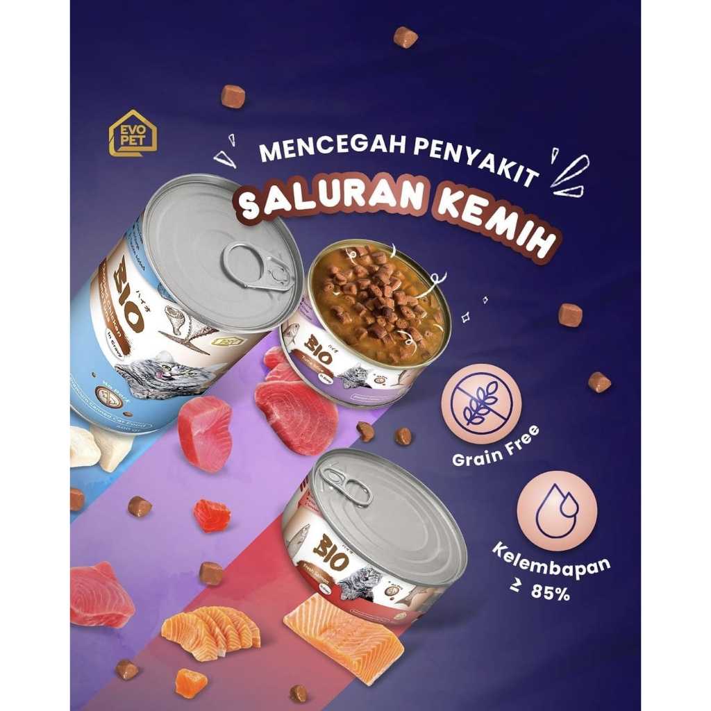 Jual BIO CAT WET FOOD CANNED 85GR/170GR DAN 400GR | MAKANAN BASAH ...