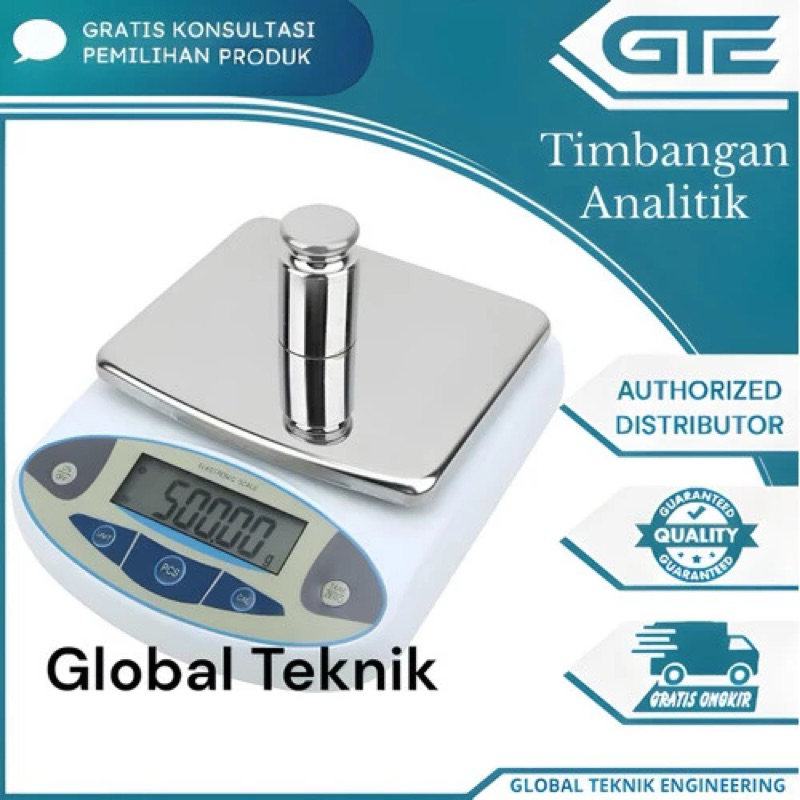 Jual Timbangan Analitik 0,001g Max 500g Lab Scale Balance Miligram 0 ...