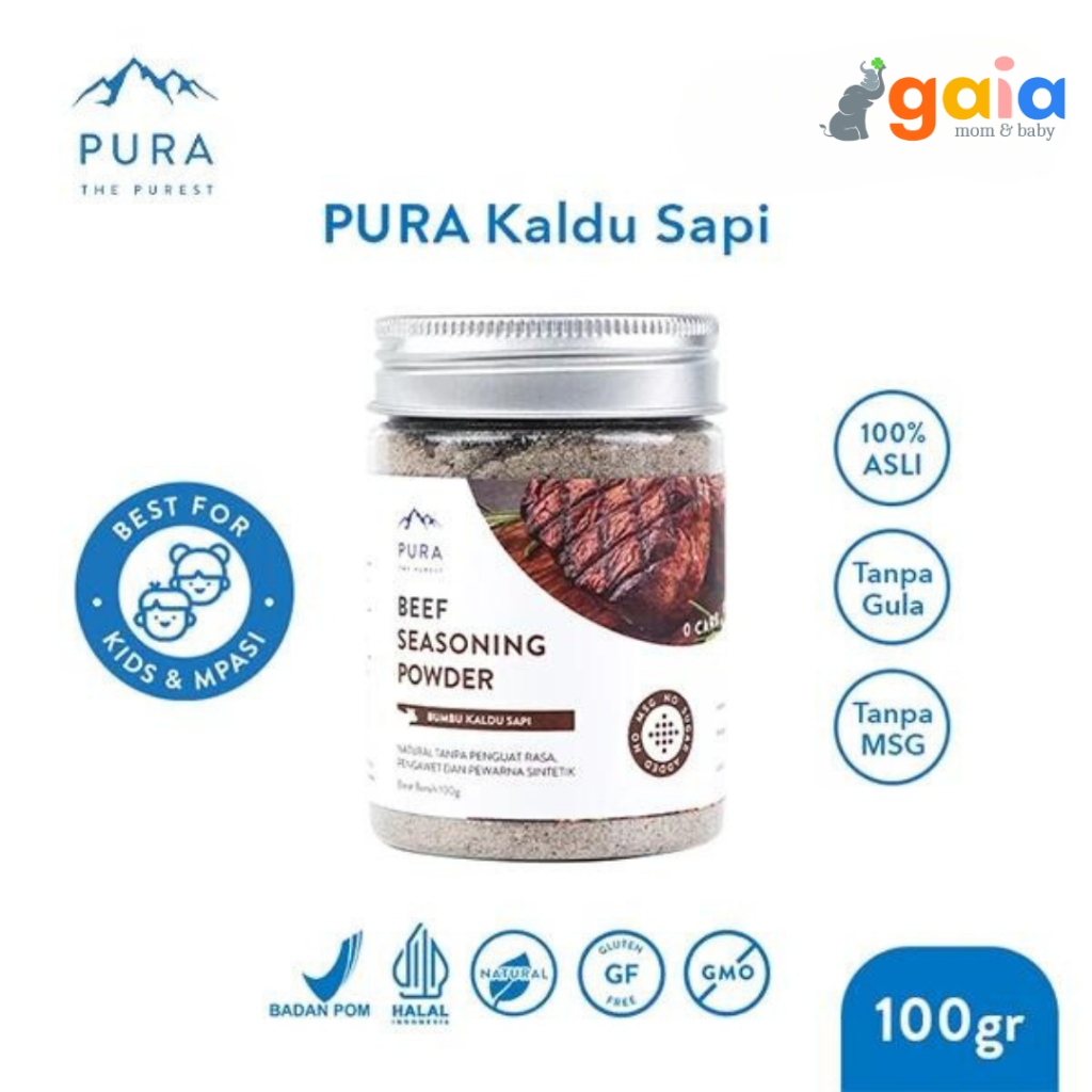 Jual Pura Kaldu Sapi 100g EXP september 2025 FREE Kaldu 5gr (Selama ...