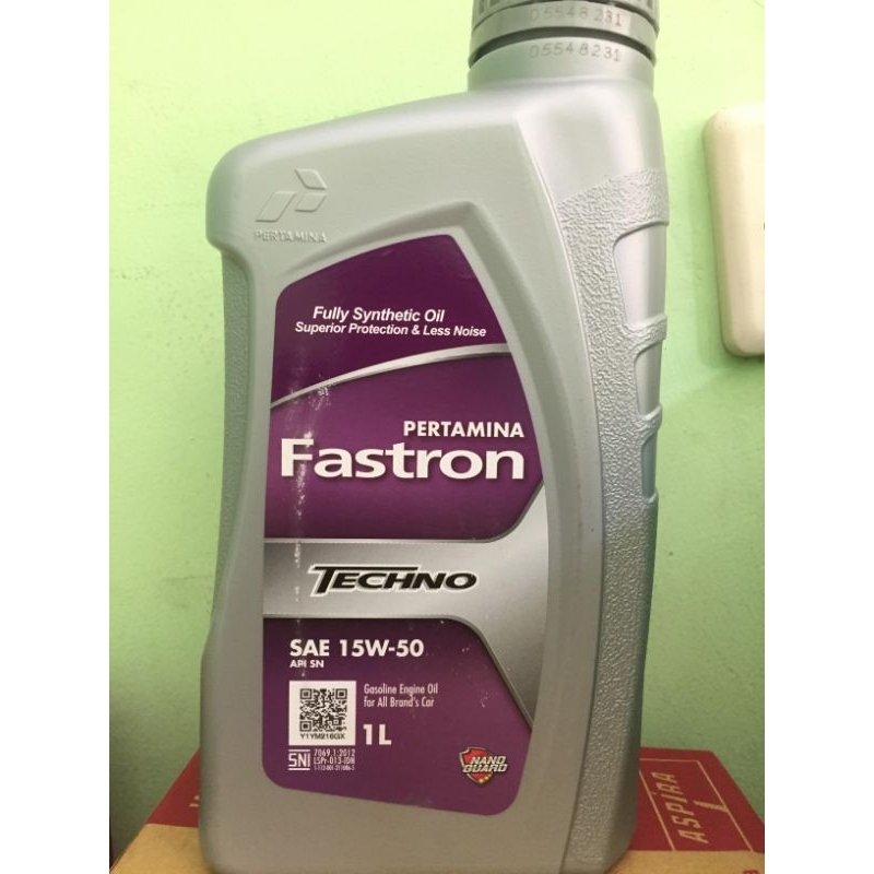 Jual OLI FASTRON TECHNO 15W-50 API SN 1L | Shopee Indonesia