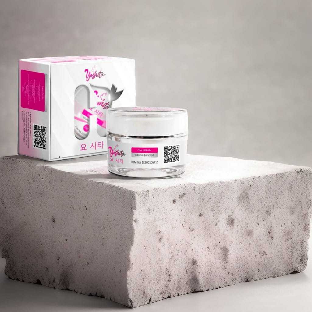 Jual Krim siang pemutih wajah Yoshita Day Cream | Shopee Indonesia