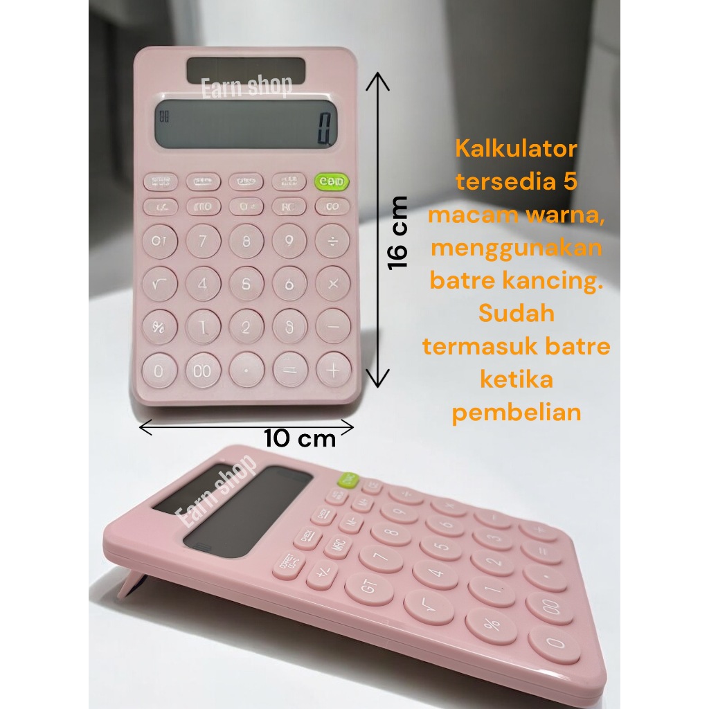 Jual KALKULATOR 12 DIGIT WARNA WARNI 8068 KALKULATOR LUCU WARNA WARNI ...