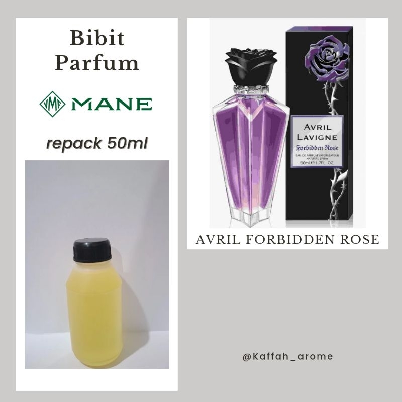 Jual BIBIT PARFUM AVRIL FORBIDDEN ROSE BY MANE 50ML | Shopee Indonesia
