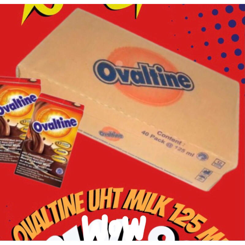 Jual Ovaltine susu UHT 125 ml (1 cartoon isi 40 pack) | Shopee Indonesia