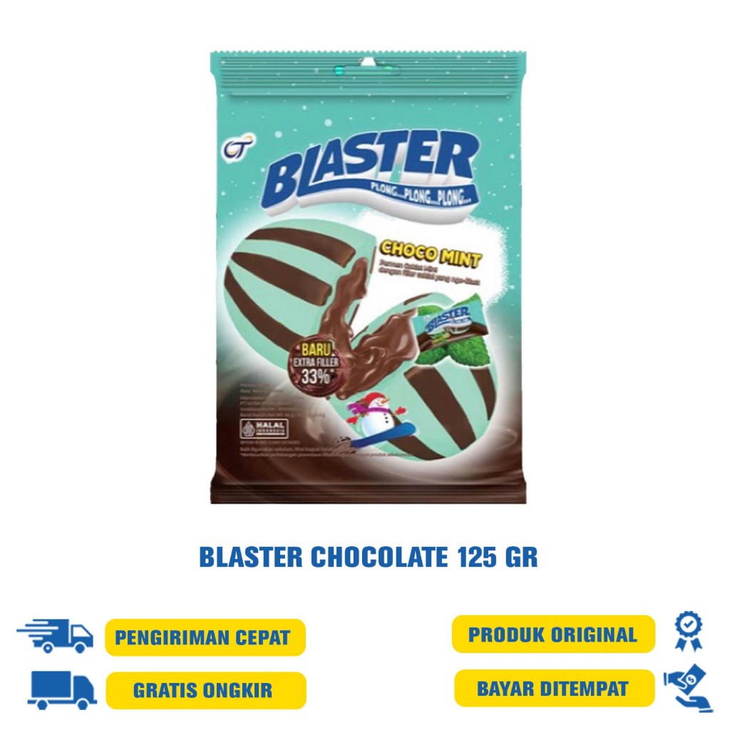 Jual PERMEN BLASTER NEAPOLITAN STRAWBERRY 100 GRAM | CHOCOLATE 125 GRAM ...