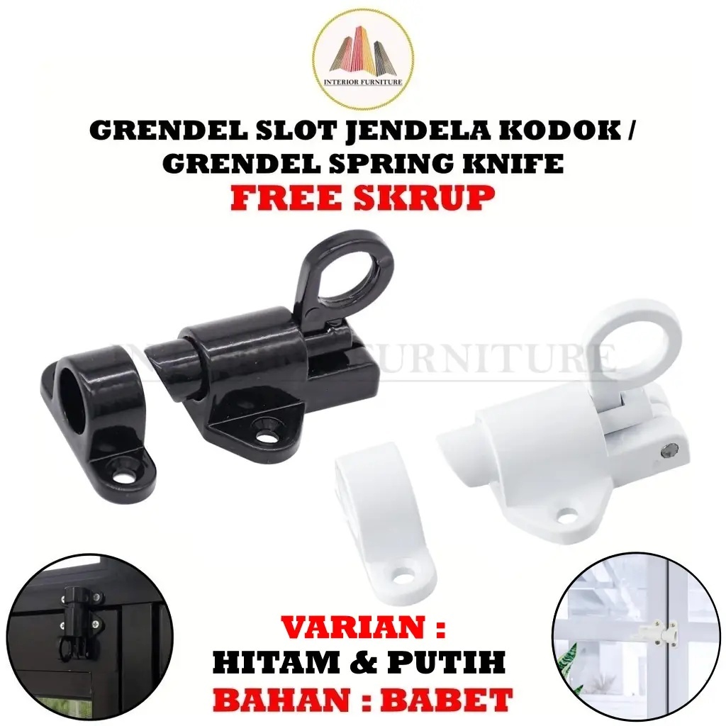 Jual Spring Knip Jendela Slot Jendela Kecil Grendel Slot Jendela ...